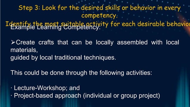 PPT (Unpacking Curriculum Standard and Competencies) Jeferson Espiritu ...