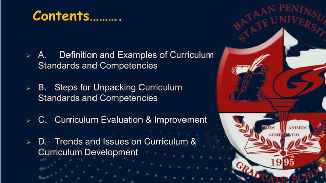 PPT (Unpacking Curriculum Standard and Competencies) Jeferson Espiritu ...