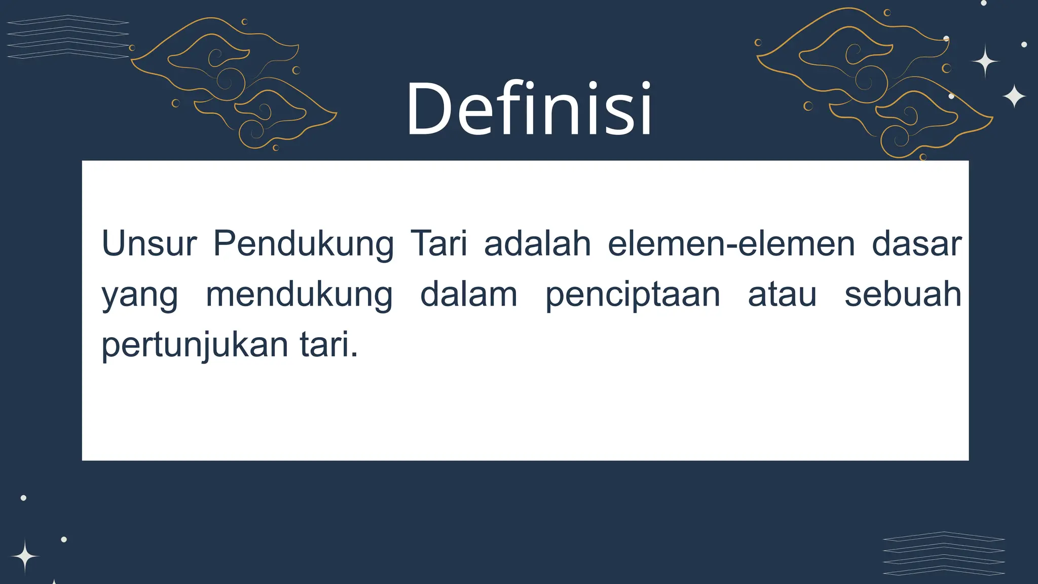 PPT UNSUR UNSUR PENDUKUNG TARI KELAS TUJUH SMP | PPT