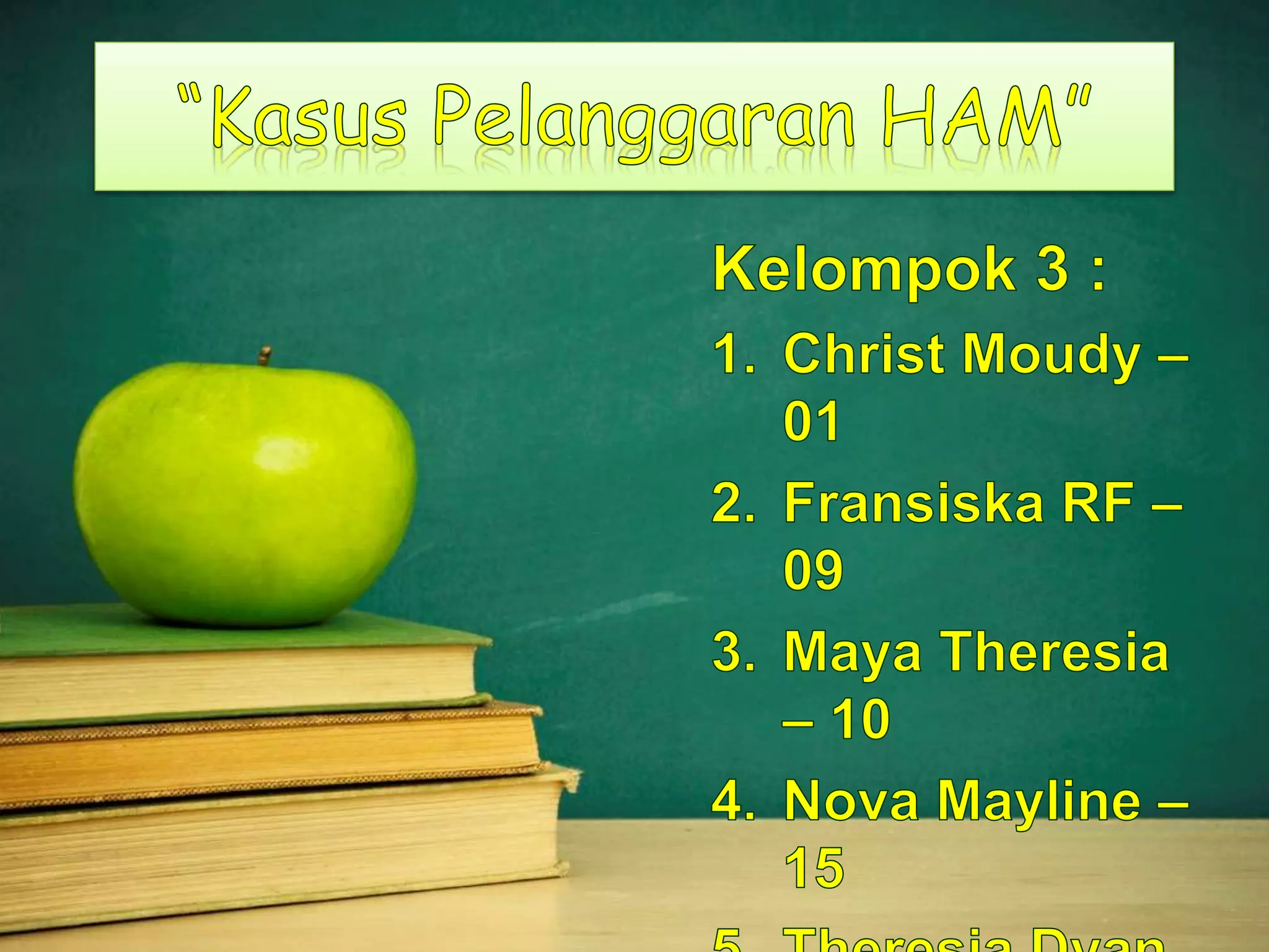 PKN : Kasus Pelanggaran HAM di Indonesia | PPT