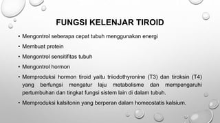 Ppt teknik pemeriksaan tiroid up take | PPTX