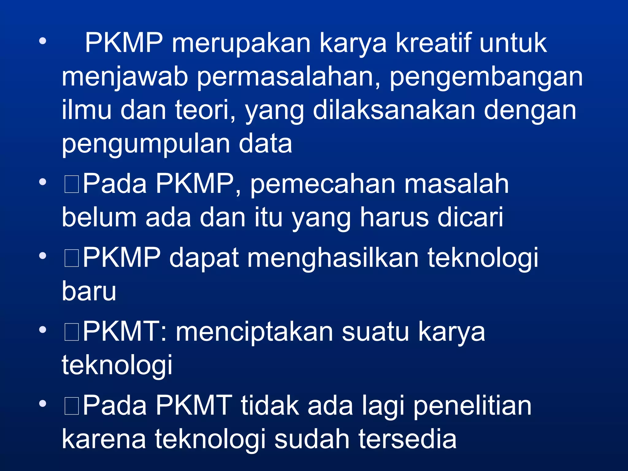 Ppt buat pkkmb (telat) pkm t | PPT