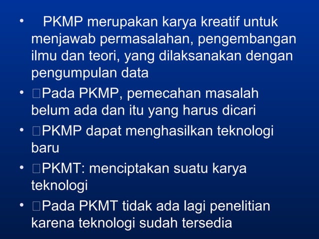 Ppt buat pkkmb (telat) pkm t | PPT