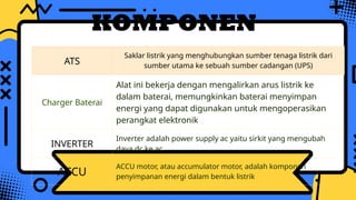 PPT aplikasi Uninterruptible power supply pada aquarium | PPTX