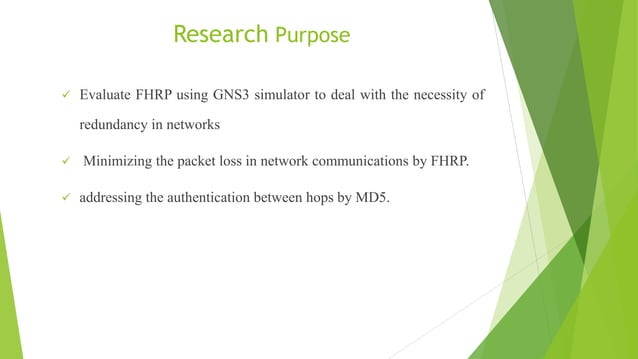 PPT network protocol First hope redundancy protocol .pptx