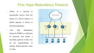 PPT network protocol First hope redundancy protocol .pptx