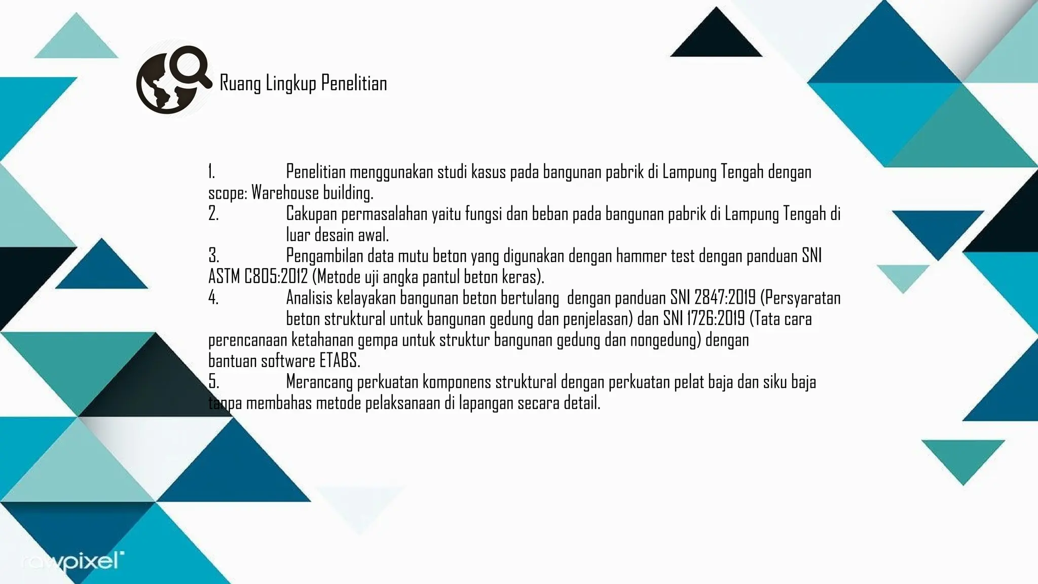 ANALISIS PERKUATAN KOMPONEN STRUKTUR BETON BERTULANG PADA WAREHOUSE ...