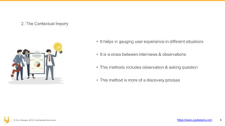 UX research methods practiced by design leaders | PPT