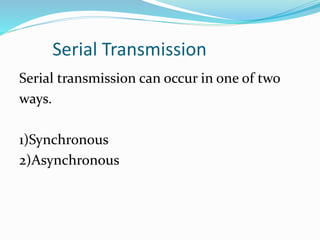 PRESENTATION - SERIAL COMMUNICATION | PPT