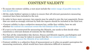 Validity, Reliability ,Objective & Their Types | PPTX | Standardized ...