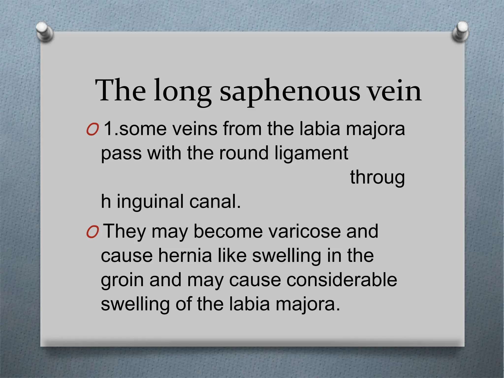 Anatomy of the venous system of lower limb | PPT