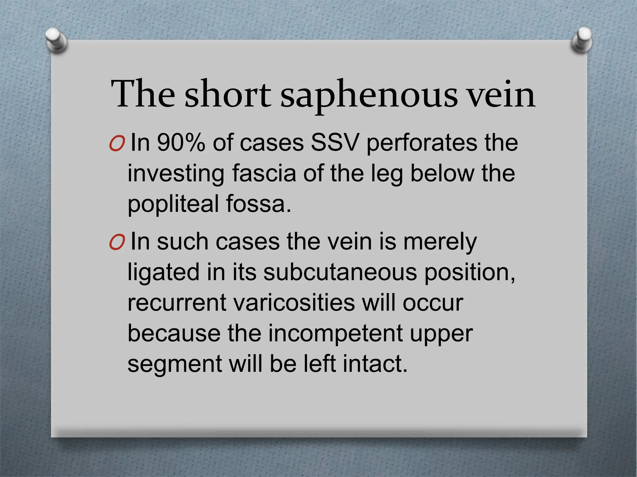 Anatomy of the venous system of lower limb | PPT