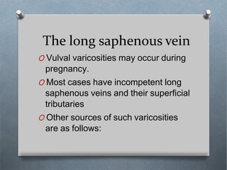 Anatomy of the venous system of lower limb | PPT