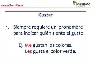 Verbo gustar y otros similares | PPT