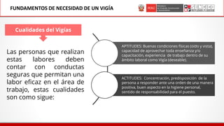 introduccion para desaempeñarse como vigias | PDF