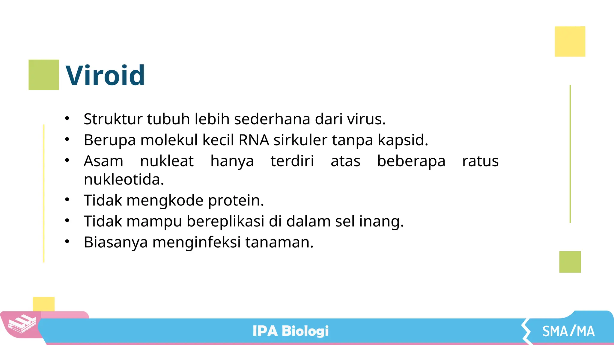 materi virus kelas x biologi kurikulum merdeka | PPTX