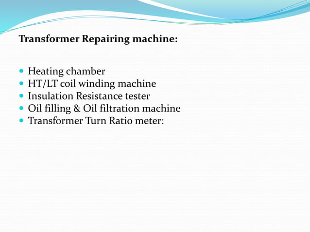 Transformer repairing & manufacturing.pptx