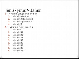 Ppt vitamin dan mineral | PPTX