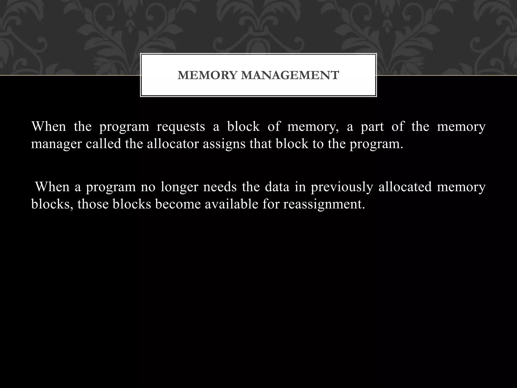 Presentation on Virtual Memory concepts in computer | PPT