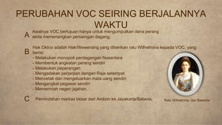 PowerPoint VOC (Vereenigde Oostindische Compagnie) | PPTX