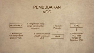PowerPoint VOC (Vereenigde Oostindische Compagnie) | PPTX