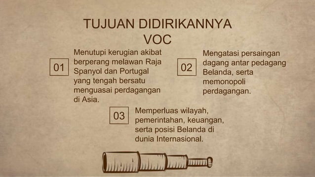 PowerPoint VOC (Vereenigde Oostindische Compagnie) | PPTX