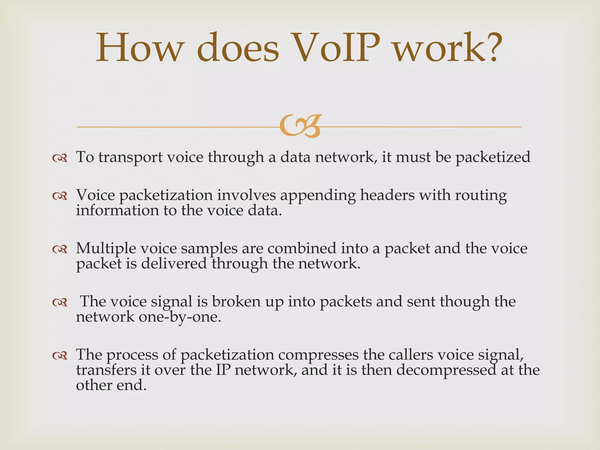 Ppt vo ip | PPTX | Computer Networking | Computing