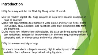 big data | PPTX | Internet | Computing