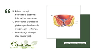 Klinik Wasir Safute Indonesia | PPTX