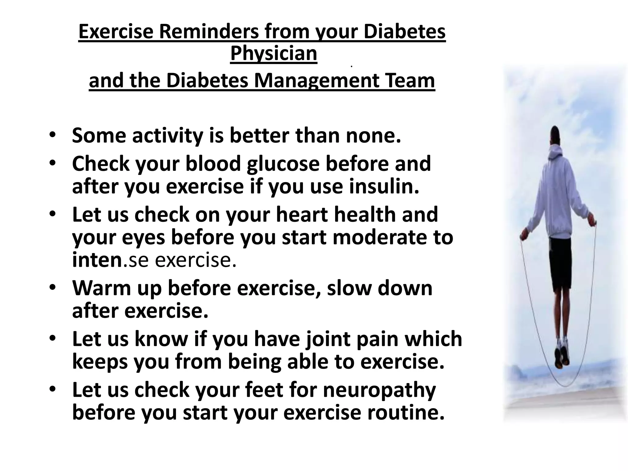 Diabetes Health Reminders | PPTX