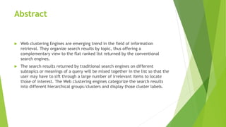 PPT Web Clustering Engine.pptx