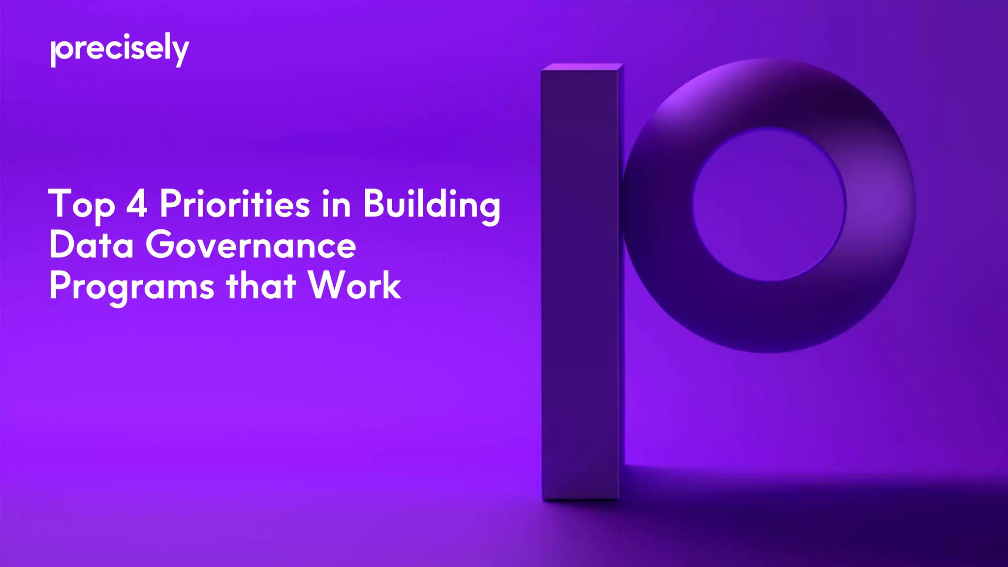 Top 4 Priorities in Building Insurance Data Governance Programs That ...