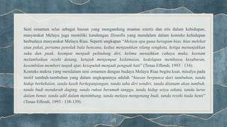 Karya dan ekspresi Budaya Melayu Di riau | PPTX