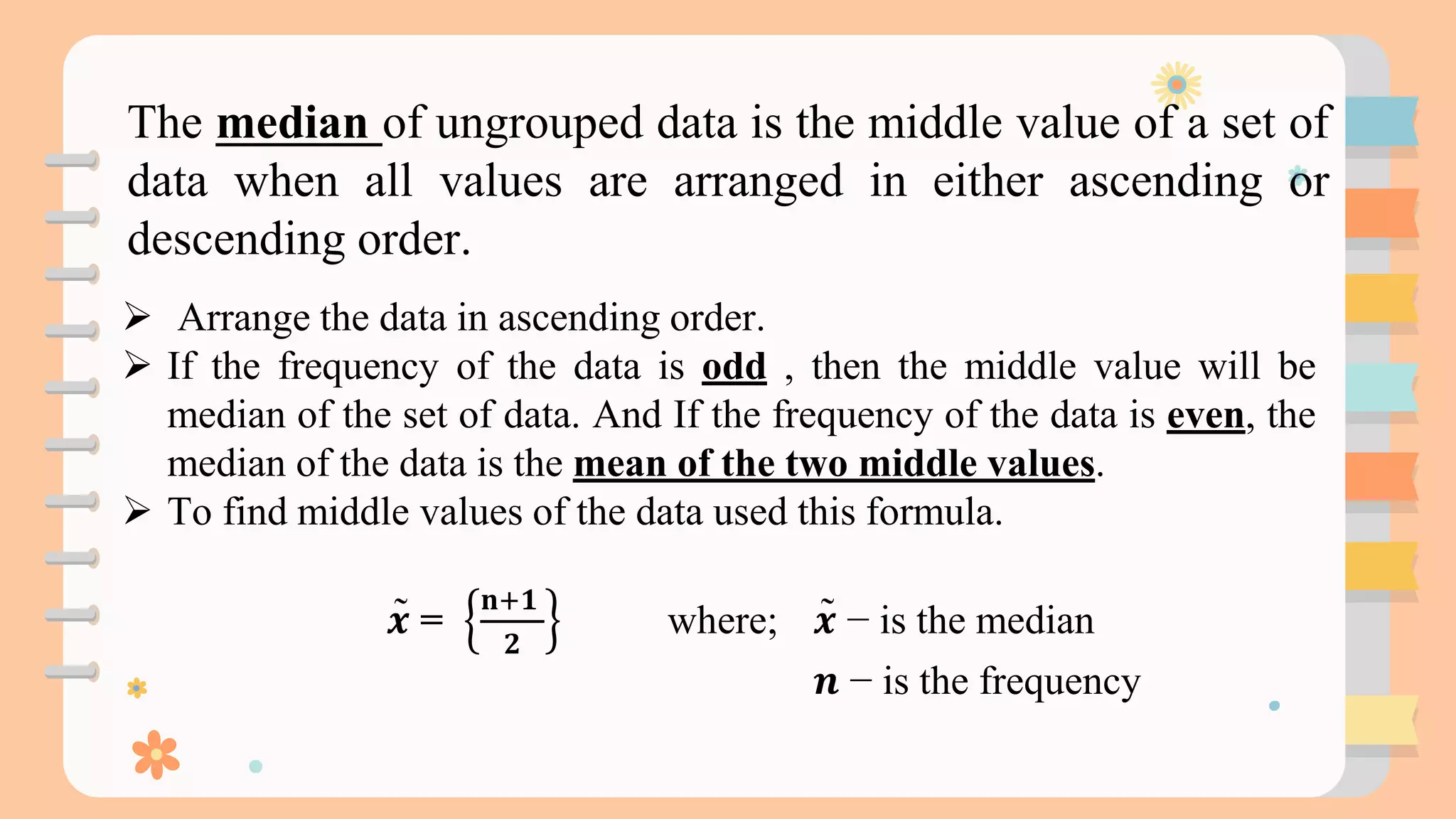 Measures of Central Tendency: Ungrouped and Grouped | PPTX