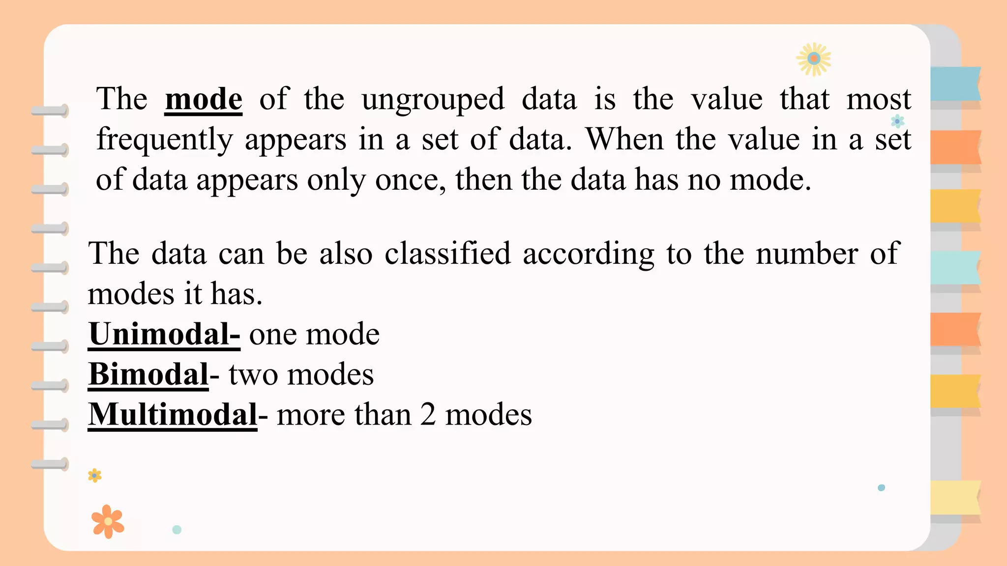 Measures of Central Tendency: Ungrouped and Grouped | PPTX