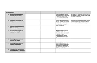 PPT Week c - Holistic Perspective - Philosophy | DOCX