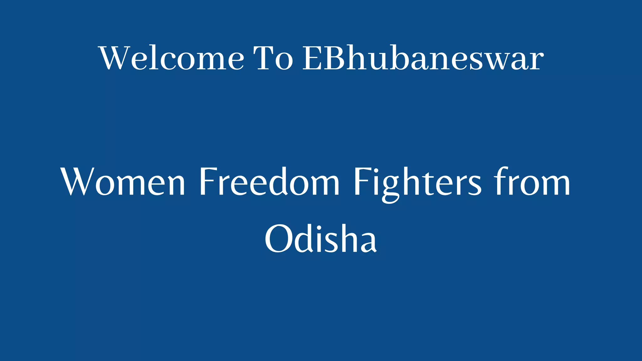 Women Freedom Fighter From Odisha | PDF