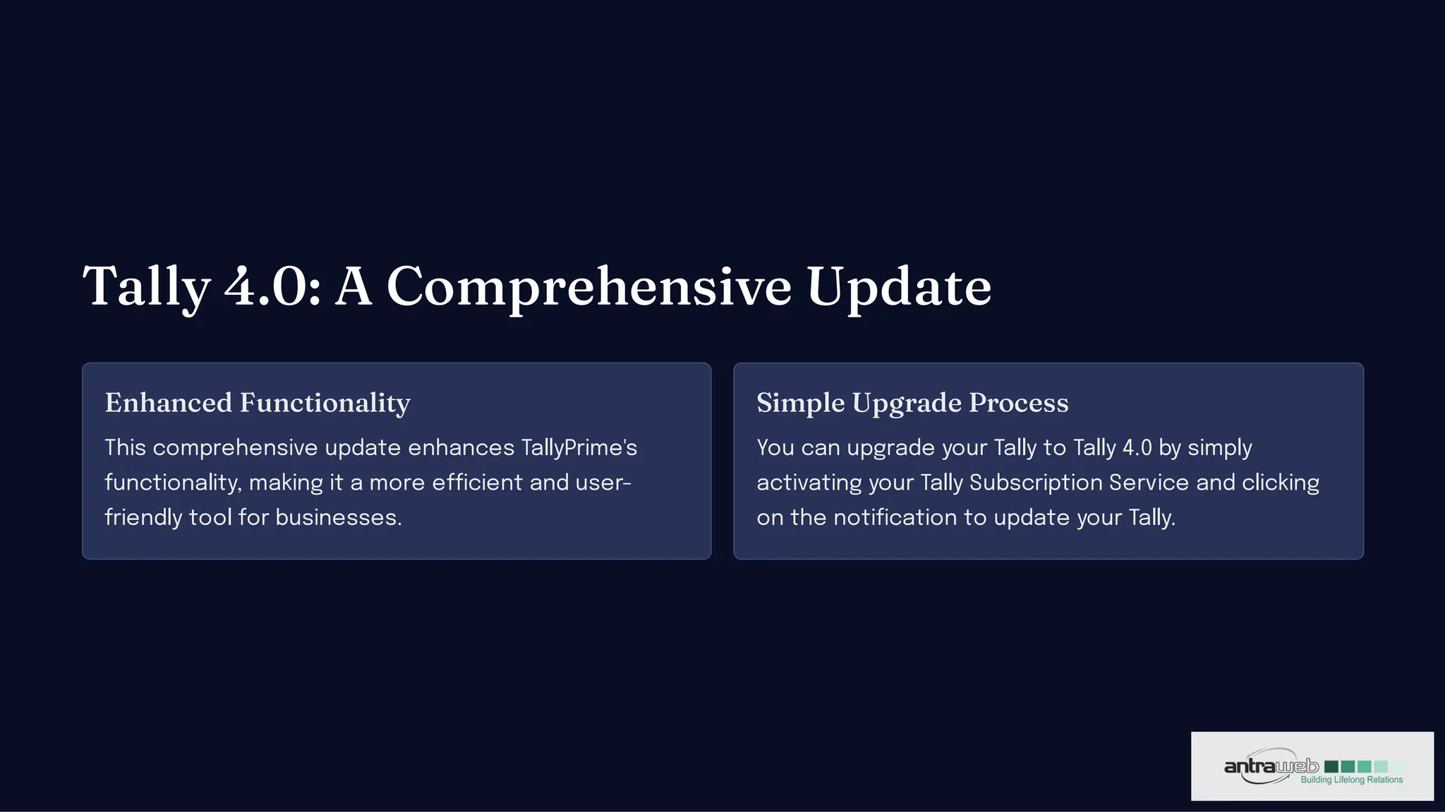 What are the New Update in Tally Prime 4.0 ? | PDF