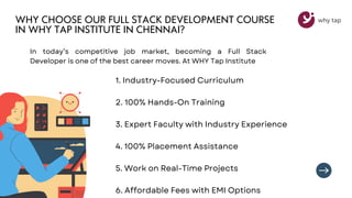 Best Full Stack Development Course in Chennai – Learn, Get Certified & Get Hired! | PDF