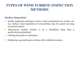 Wind Turbine Inspection | PPTX