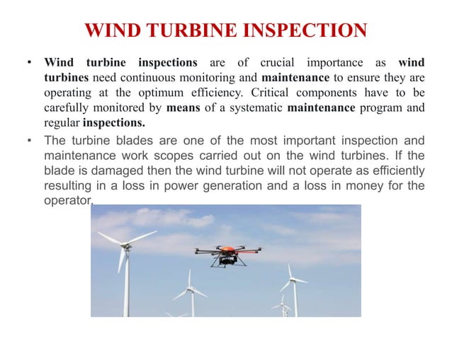 Wind Turbine Inspection | PPTX