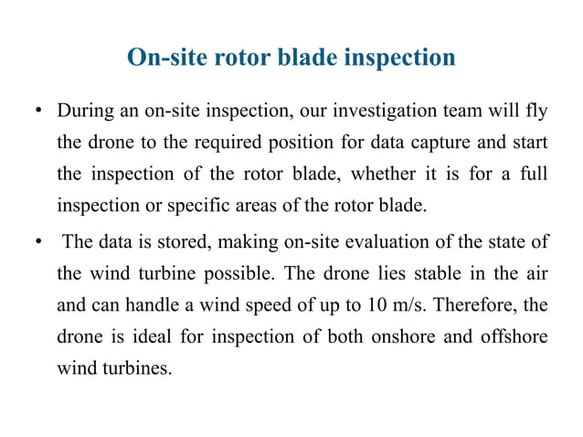 Wind Turbine Inspection | PPTX