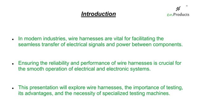 wire harness testers.ppt