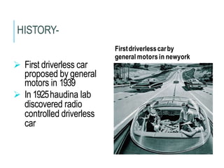 driverless car by Rao Faraz Imllak | PPT