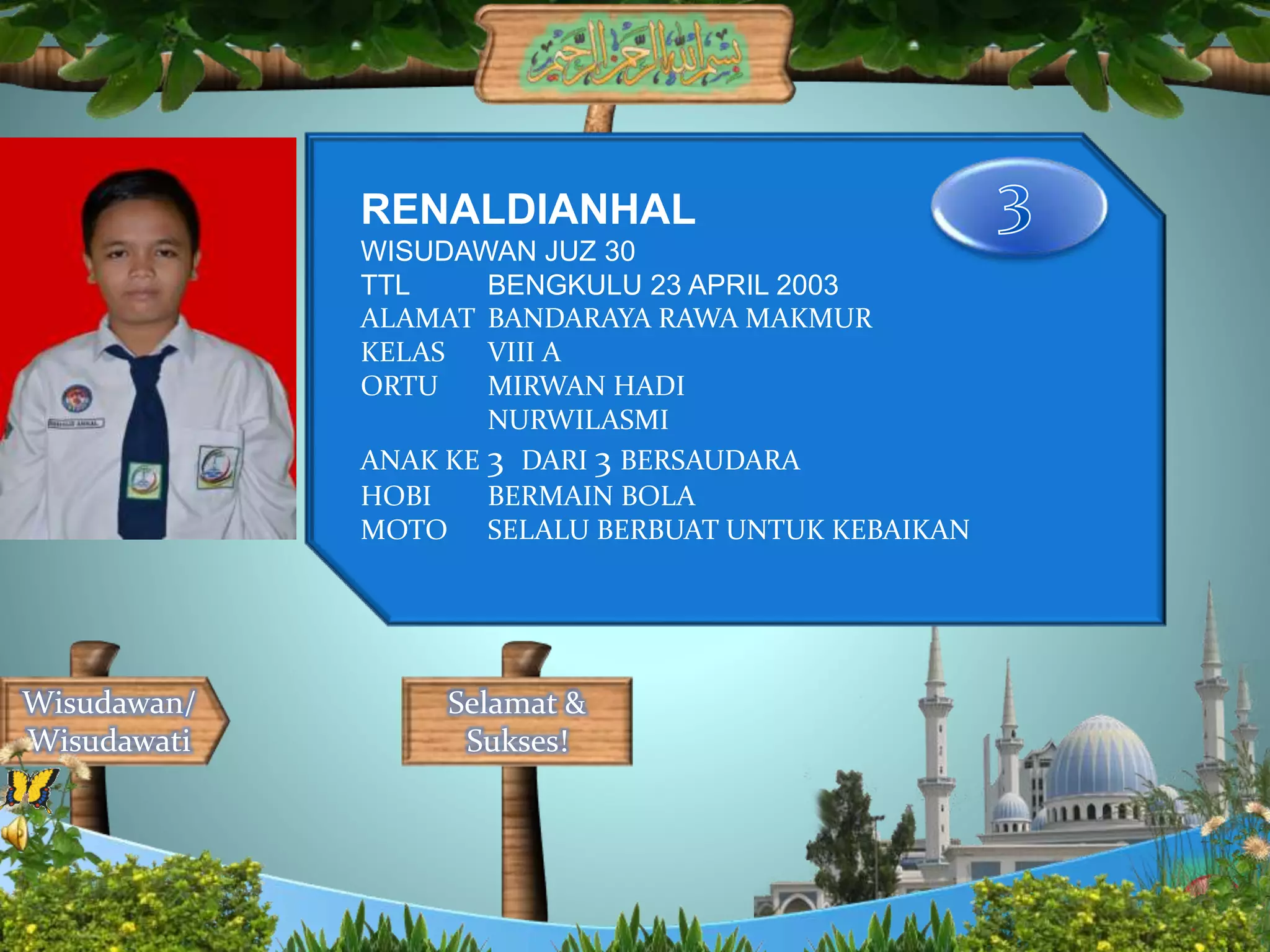 Ppt wisuda tahfidz | PPTX