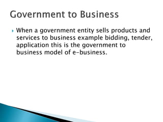 Ppt with ebusiness model | PPTX | Business | Business and Finance