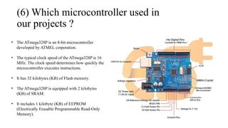 PPT WITH GRP.pptx Which microcontroller used in our projects ? | PPT