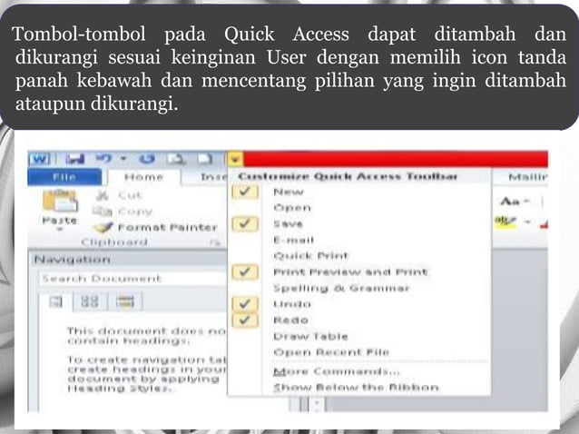 Pembuatan dokumen dalam Microsoft office word | PPT