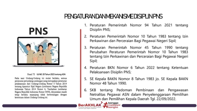 PPT Workshop - Disiplin Pegawai ASN Setelah UU No 20 Tahun 2023.pptx