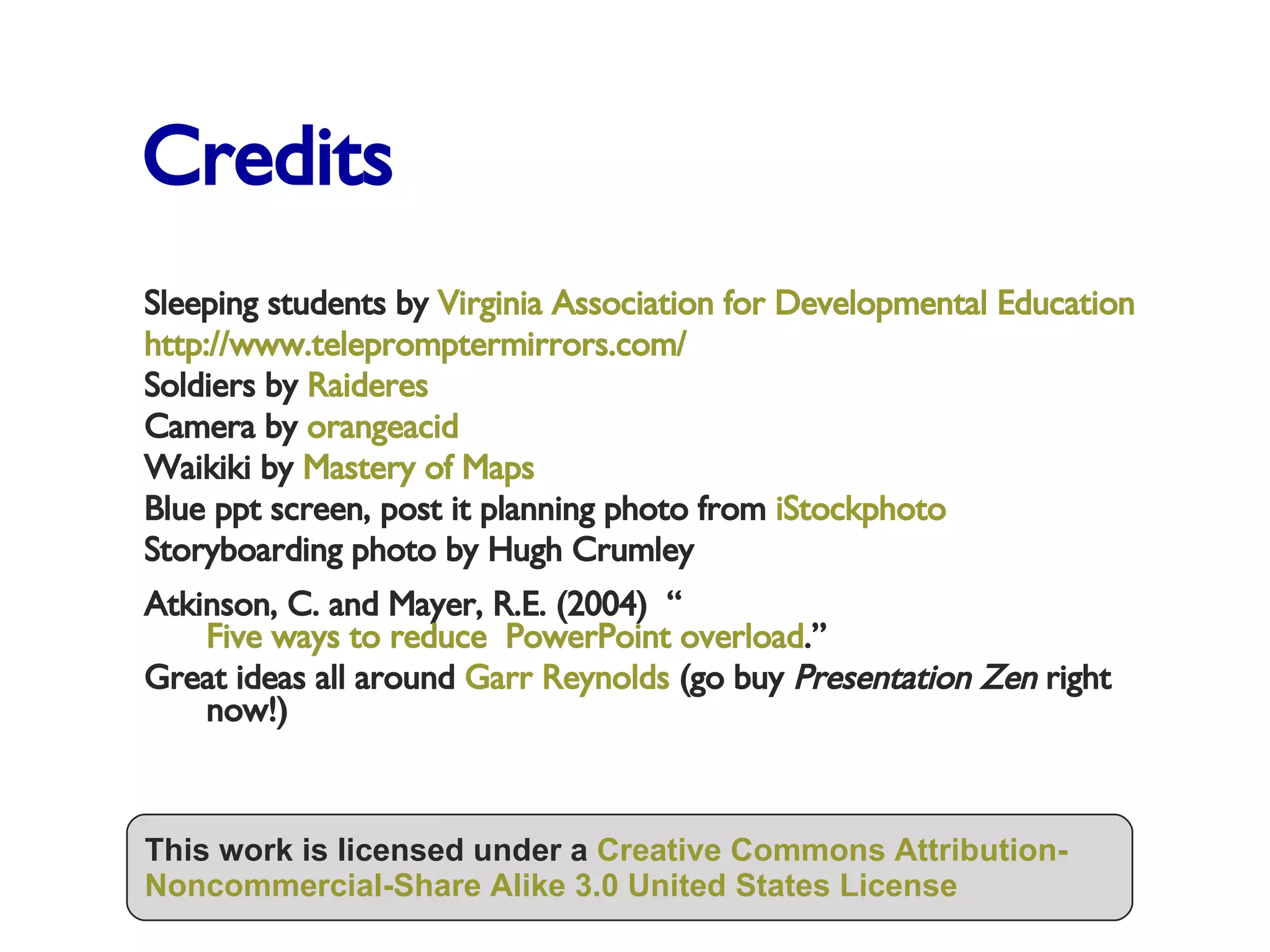 Avoiding Death by PowerPoint | PPT